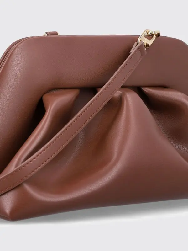 THEMOIRE Bios Vegan Leather Clutch - Brown