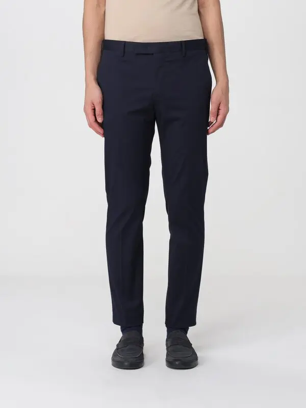 PT TORINO Gabardine Tailored Trousers - Blue