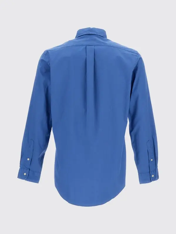 Polo Ralph Lauren Cotton Shirt With Logo - Blue