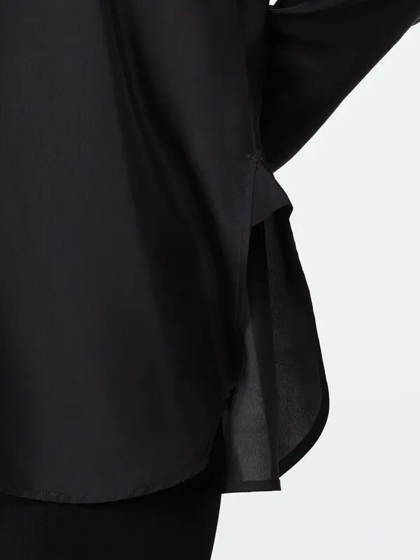 Ter Et Bantine Silk V-neck Blouse - Black