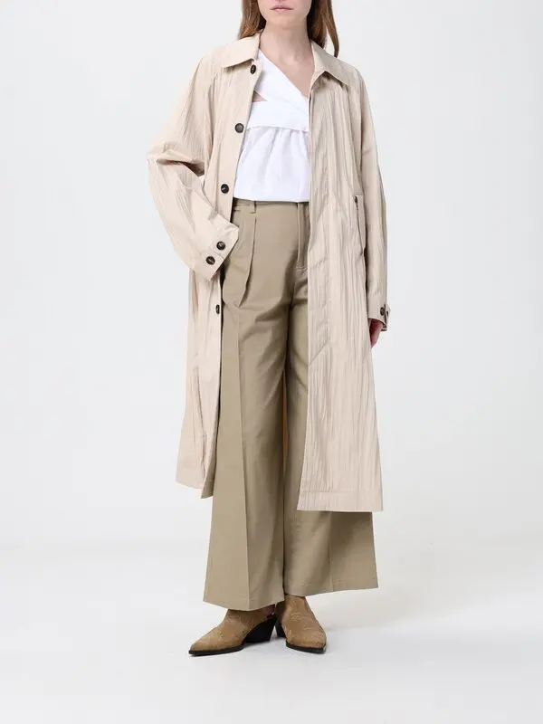 TELA Stretch Cotton Flared Trousers