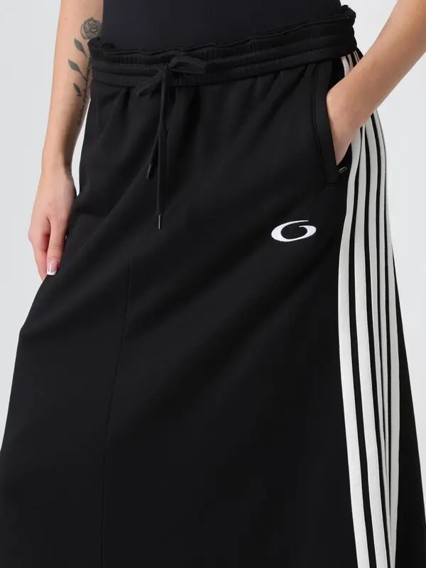 Balenciaga Maxi Skirt With Stripe Detail