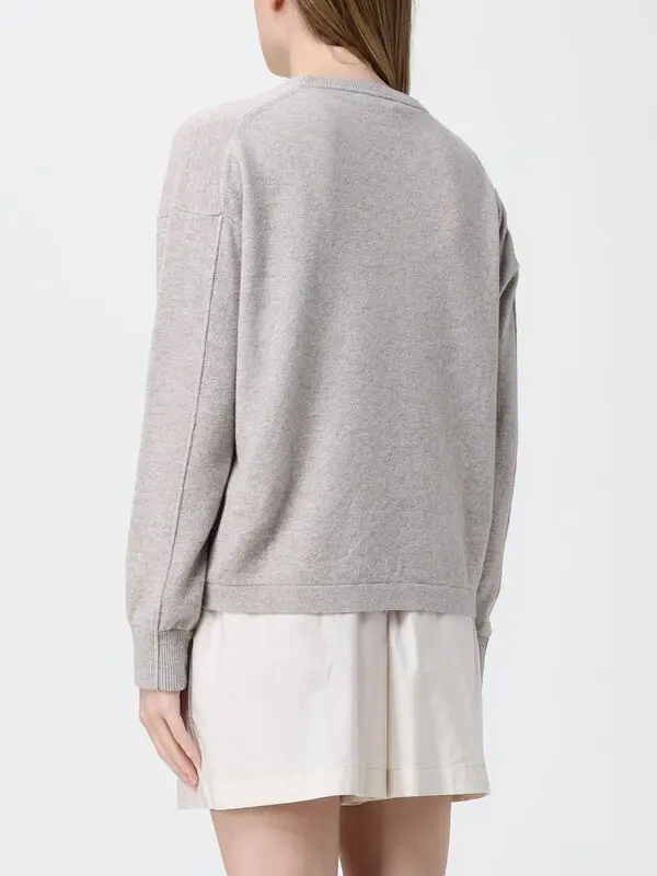 Max Mara Virgin Wool And Cashmere Crew-neck Pullover - Beige