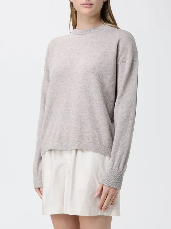 Max Mara Virgin Wool And Cashmere Crew-neck Pullover - Beige