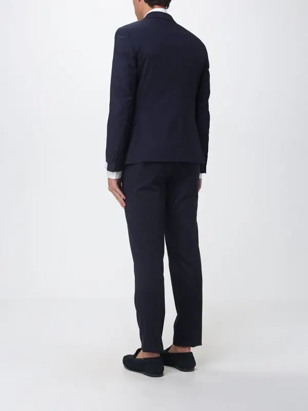 MANUEL RITZ Single-breasted Stretch Wool Suit