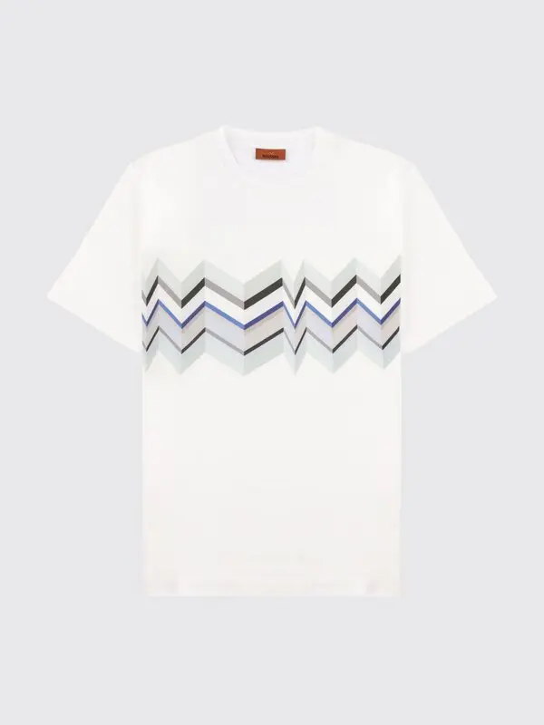 Missoni Zig-zag Cotton T-shirt - White