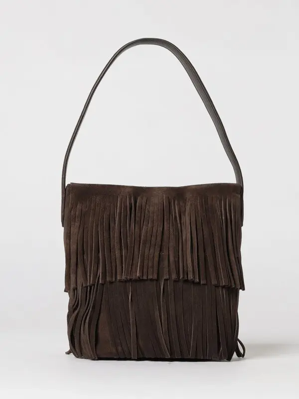 Liviana Conti Iman Suede Bag With Fringes
