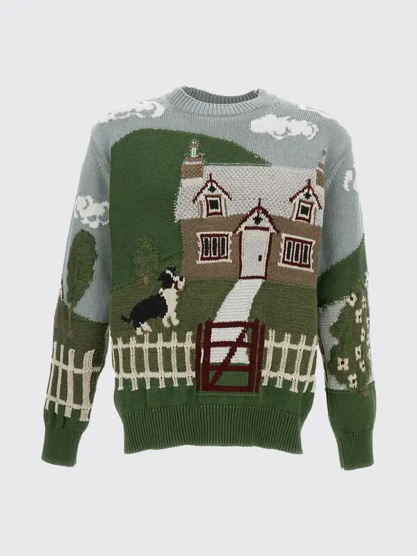 Junya Watanabe Graphic Wool Blend Sweater