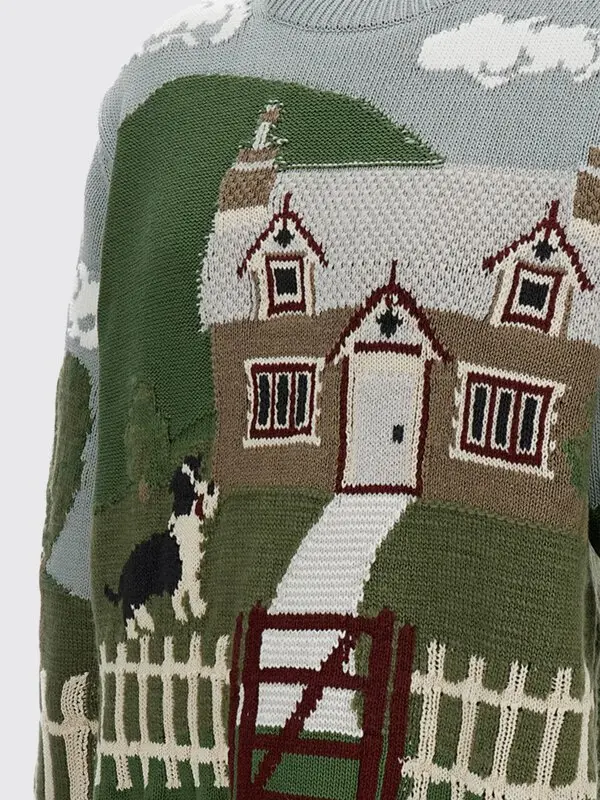 Junya Watanabe Graphic Wool Blend Sweater