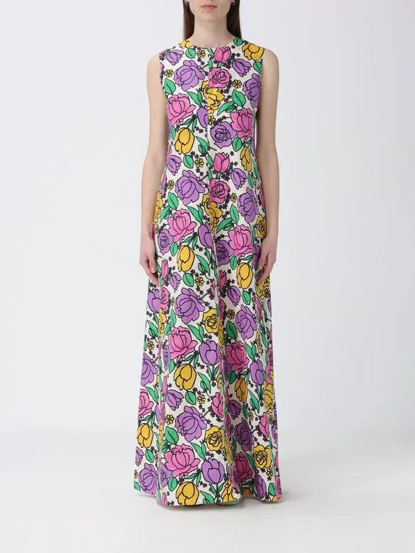 Ter Et Bantine Floral Print A-line Maxi Dress