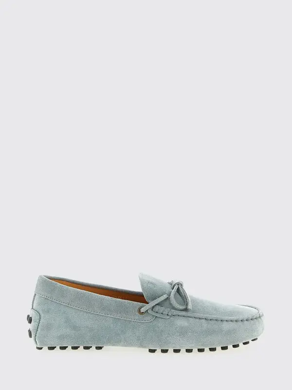 TOD'S Gommino Driver Suede Loafers - Grey