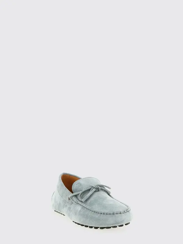 TOD'S Gommino Driver Suede Loafers - Grey
