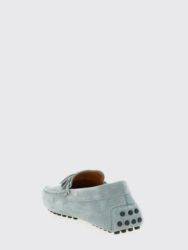 TOD'S Gommino Driver Suede Loafers - Grey