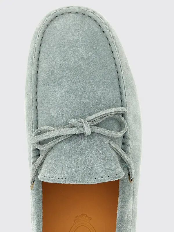 TOD'S Gommino Driver Suede Loafers - Grey