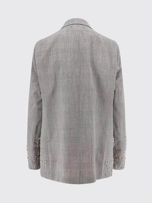 GOLDEN GOOSE Virgin Wool Blazer With Crystal Embellishments