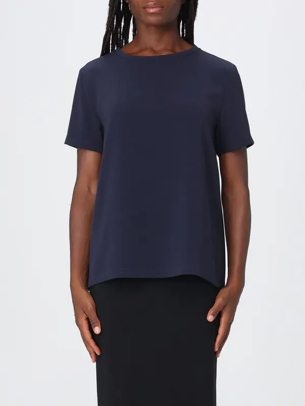 Max Mara Crêpe Top - Blue