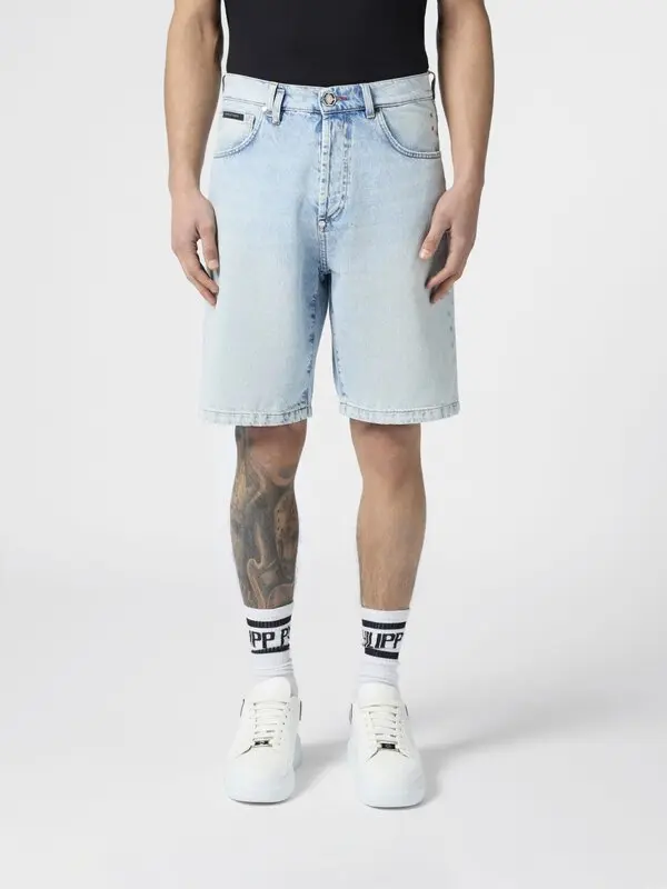 Philipp Plein Sports Shorts - Denim