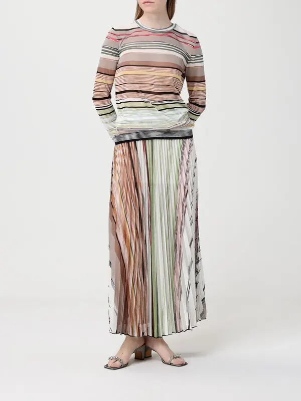 Missoni Striped Rayon Knit Top