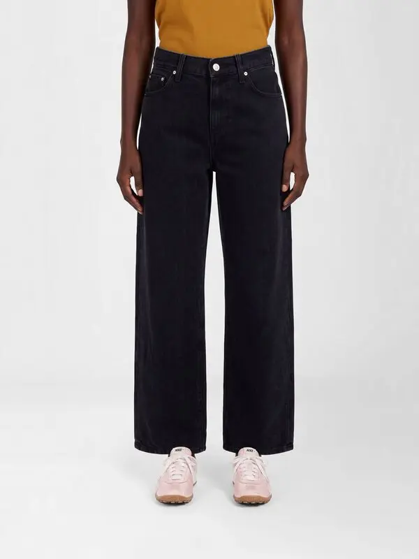 Carhartt Work In Progress Cotton Denim Wide Leg Jeans