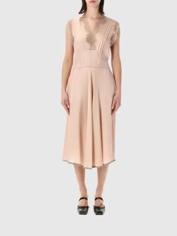 MAISON MARGIELA Silk Blend Dress - Pink