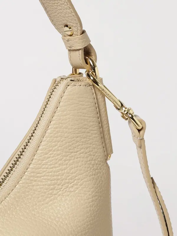 COCCINELLE Rebekka Medium Hammered Leather Bag - Sand