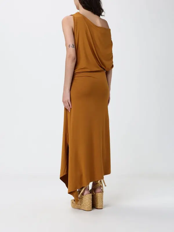120% Lino Dress - Leather