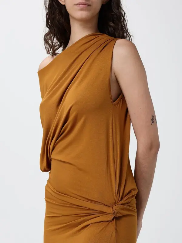 120% Lino Dress - Leather