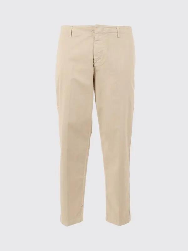 DONDUP Stretch Cotton Chino Trousers - White