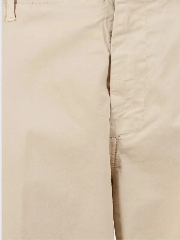 DONDUP Stretch Cotton Chino Trousers - White