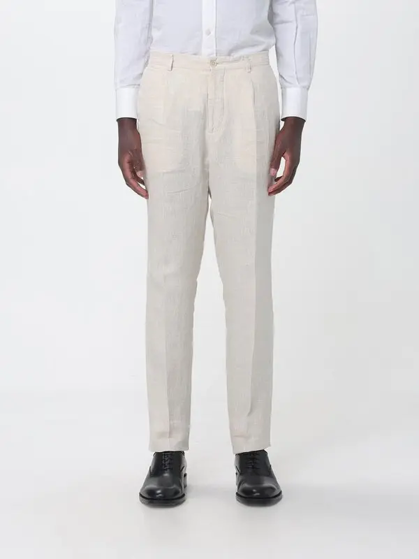 MANUEL RITZ Single-breasted Linen Suit - Beige