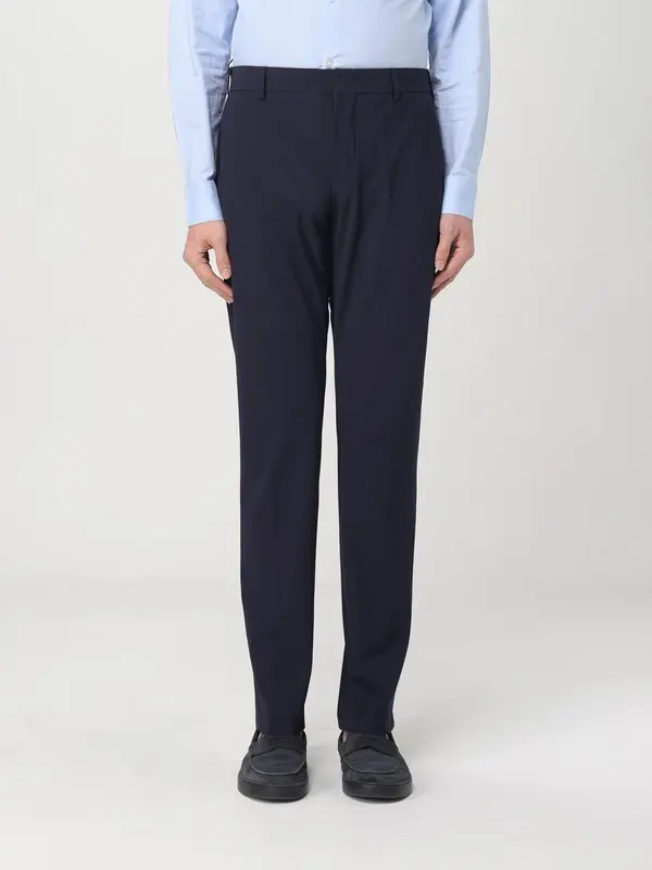 PT TORINO Stretch Cotton Chino Trousers - Blue