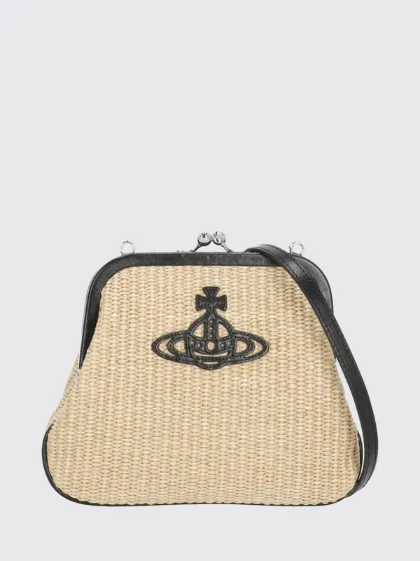 VIVIENNE WESTWOOD Orb Cotton Blend Clutch
