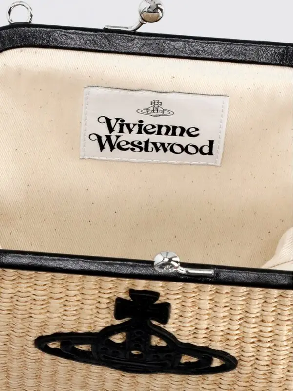 VIVIENNE WESTWOOD Orb Cotton Blend Clutch