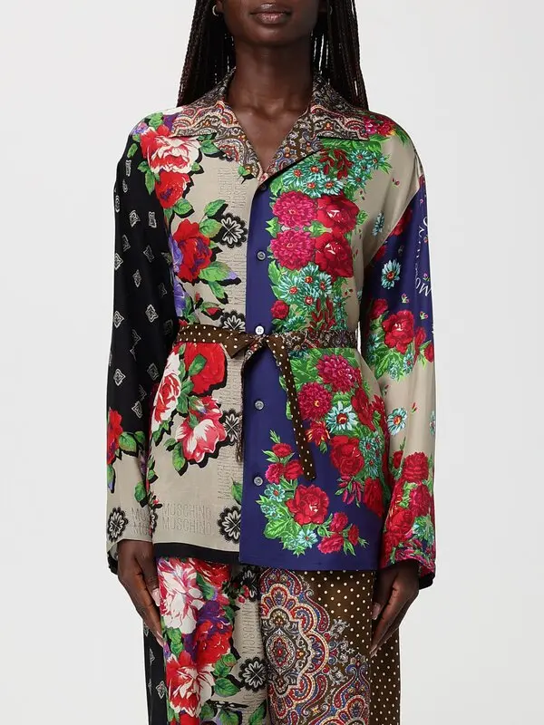 Moschino Printed Silk Shirt