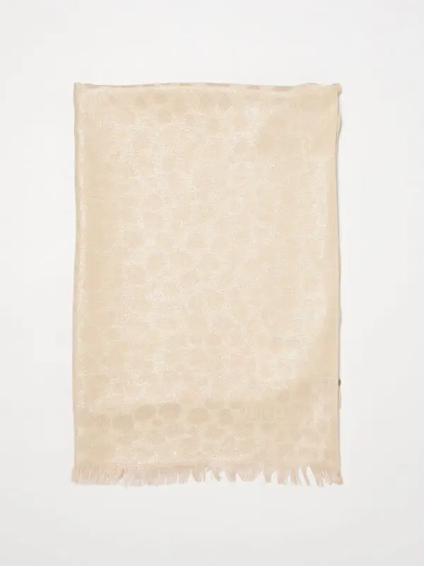 Liu Jo Jacquard Animal Print Viscose Blend Stole