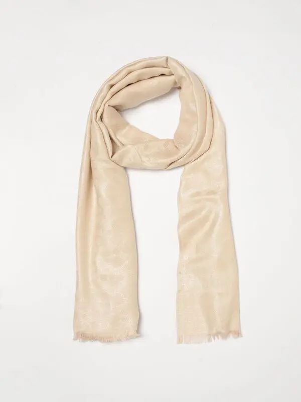 Liu Jo Jacquard Animal Print Viscose Blend Stole