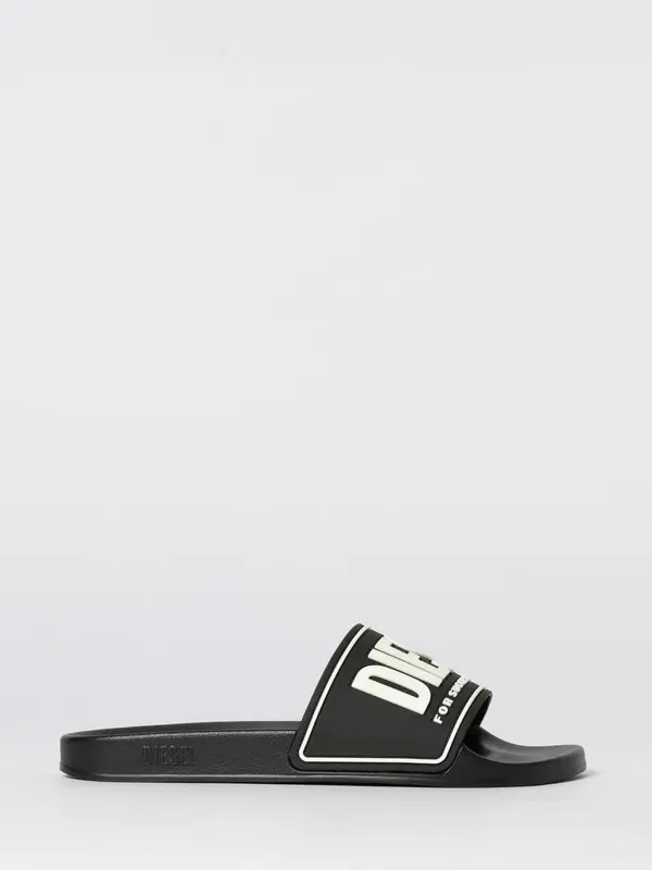 DIESEL® Sa-mayemi Cc Rubber Sliders With Logo