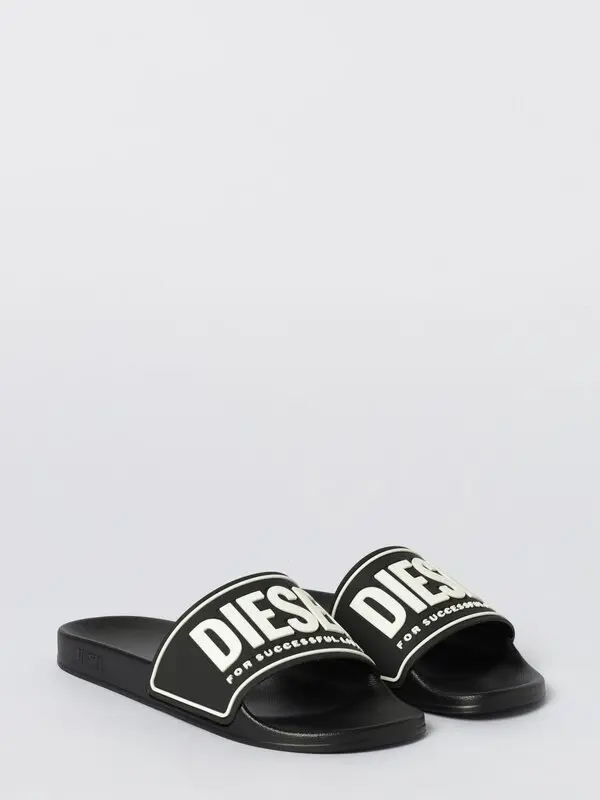 DIESEL® Sa-mayemi Cc Rubber Sliders With Logo