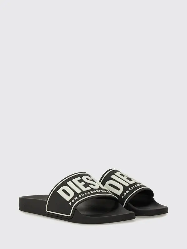 DIESEL® Sa-mayemi Rubber Sliders With Logo