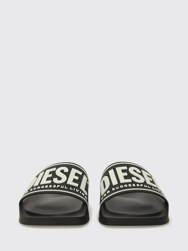DIESEL® Sa-mayemi Rubber Sliders With Logo