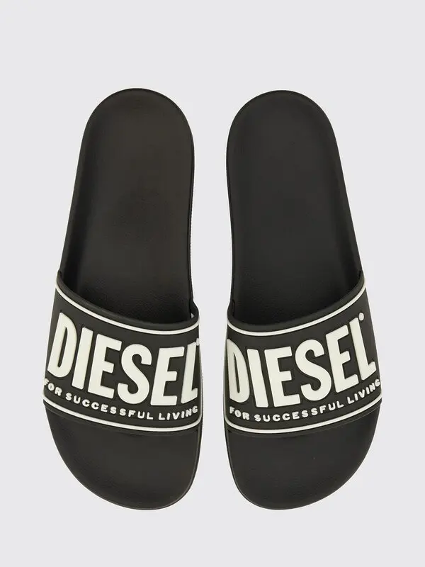 DIESEL® Sa-mayemi Rubber Sliders With Logo