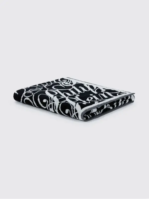 Philipp Plein Bath And Beach Towels Lifestyle Colour - Black
