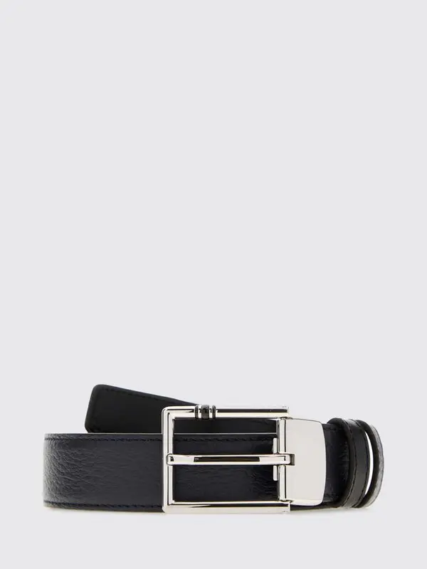 Montblanc Reversible Hammered Leather Belt