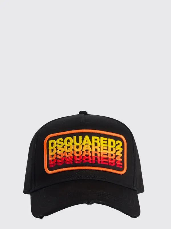 Dsquared2 Baseball Cap With Embroidered Logo - Black