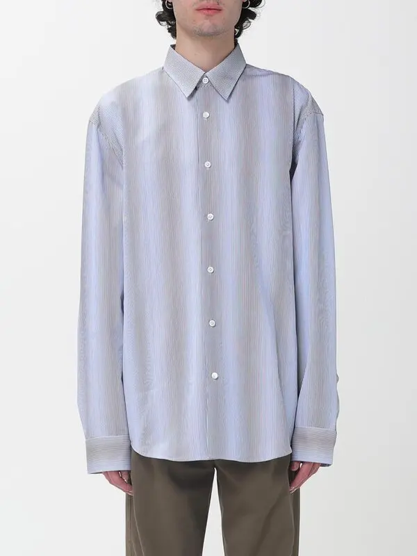 Dries Van Noten Striped Cotton Casual Shirt