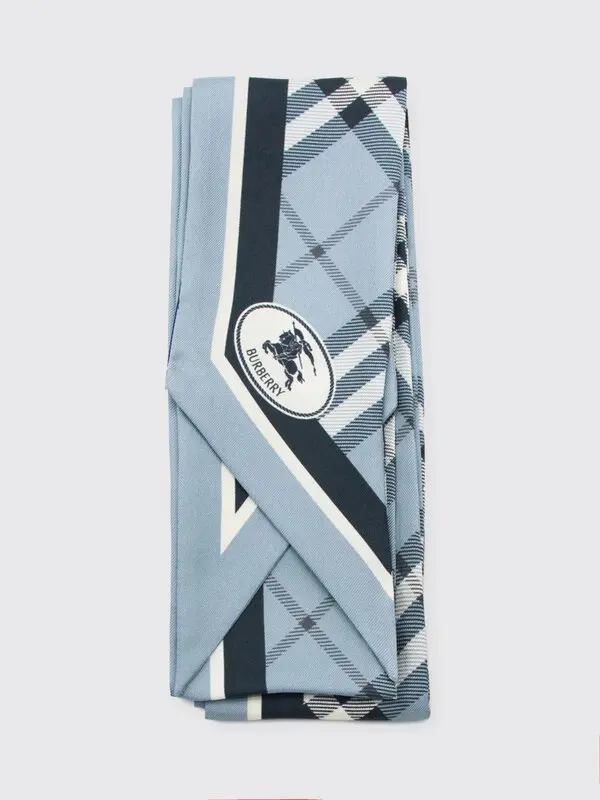 Burberry Check Print Silk Bandeau