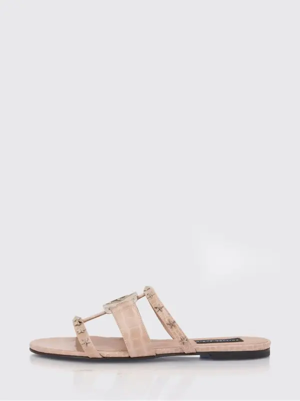 Philipp Plein Flat Sandals - Beige