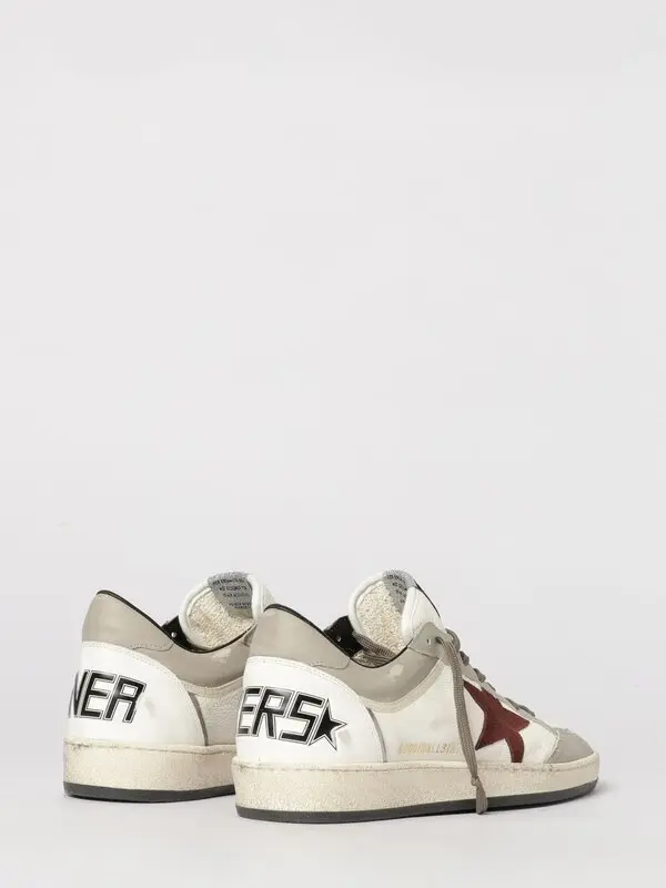 GOLDEN GOOSE Ball Star Leather And Suede Sneakers