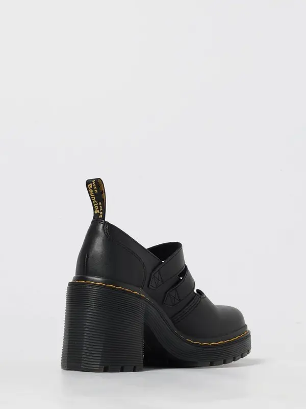 Dr. Martens Leather Mary Jane Platform Heels