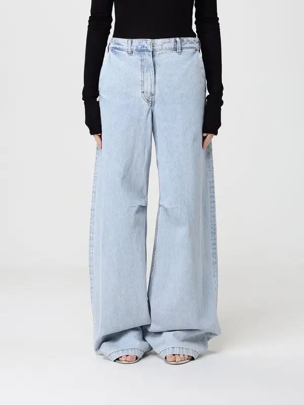 ENTIRE STUDIOS Wide-leg Jeans In Cotton Denim